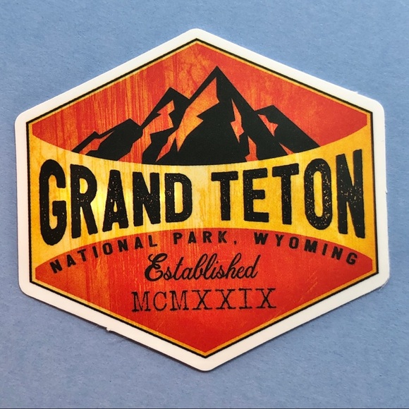 Accessories | 110 Small Grand Teton National Park Sticker | Poshmark